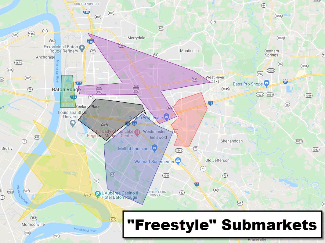 The Right and Wrong Way to Divide a Market into Submarkets - ELIFIN® Realty
